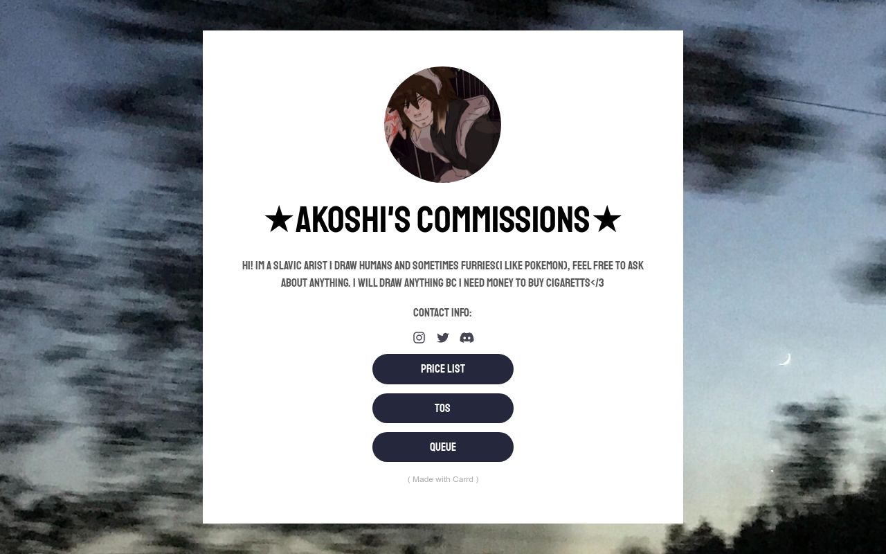 akoshi's commission